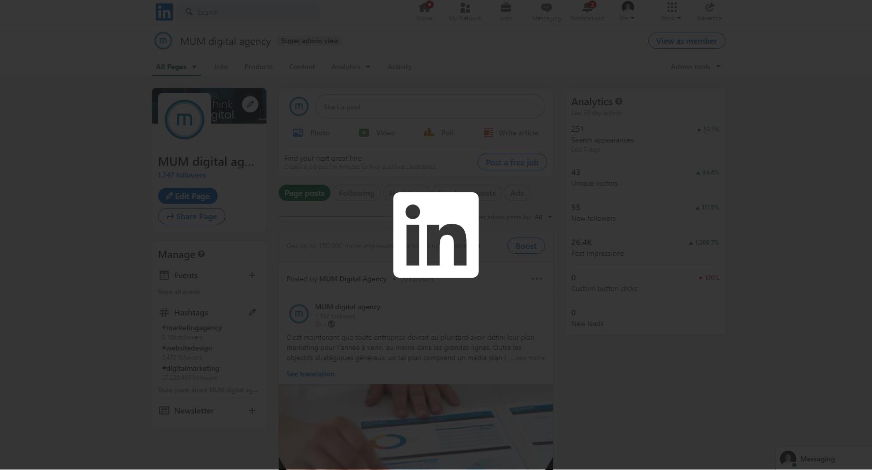 LinkedIn Marketing Unternehmen - LinkedIn-Agentur MUM Luxemburg