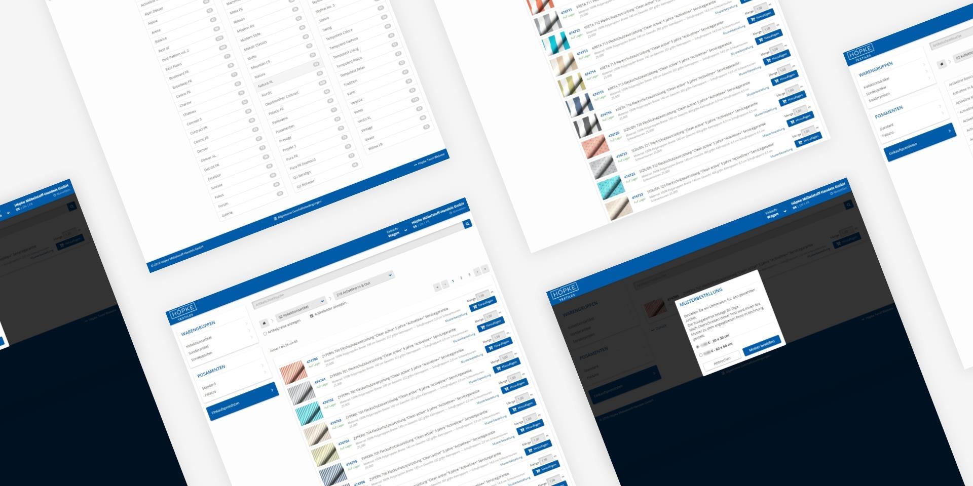 Höpke Textiles - Projets - MUM digital agency